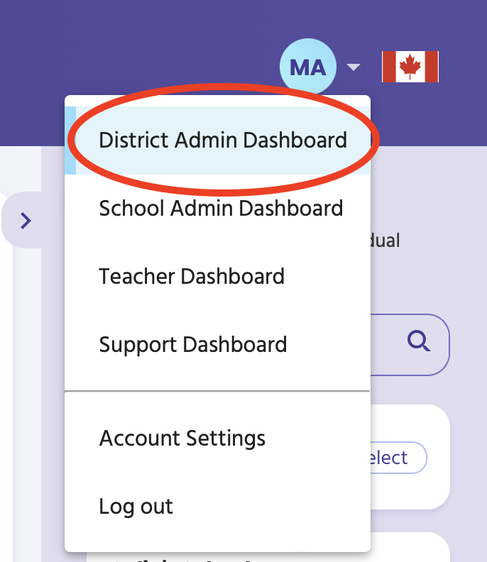 District Admin: Adding Dashboard Users