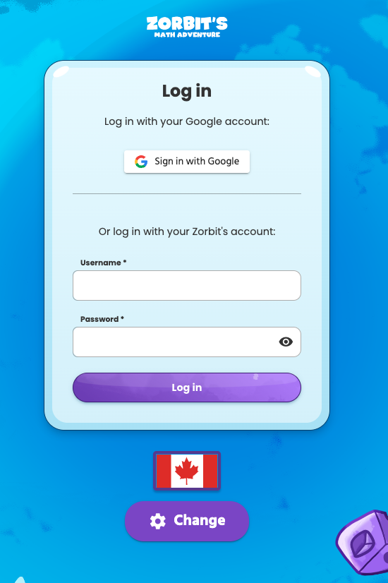 Students: How to Access and Play Zorbit's Math Adventure