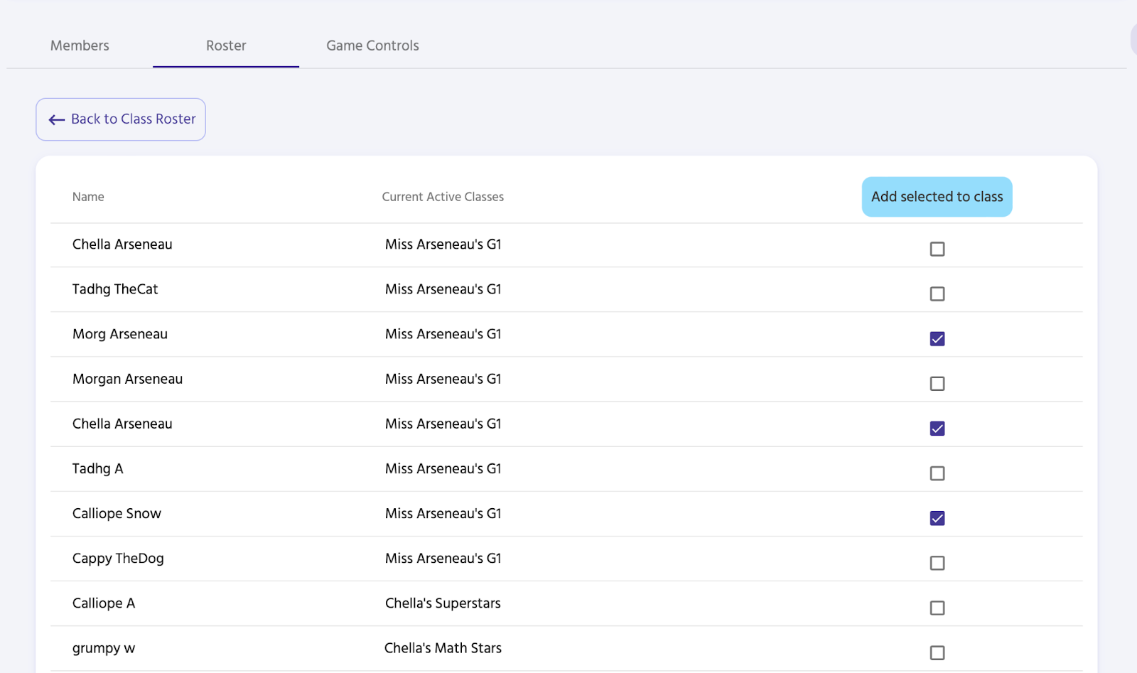 School Admin: Class Creation & Rostering Students