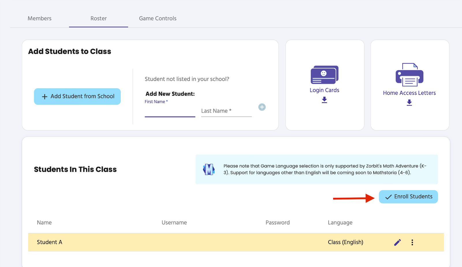 School Admin: Class Creation & Rostering Students