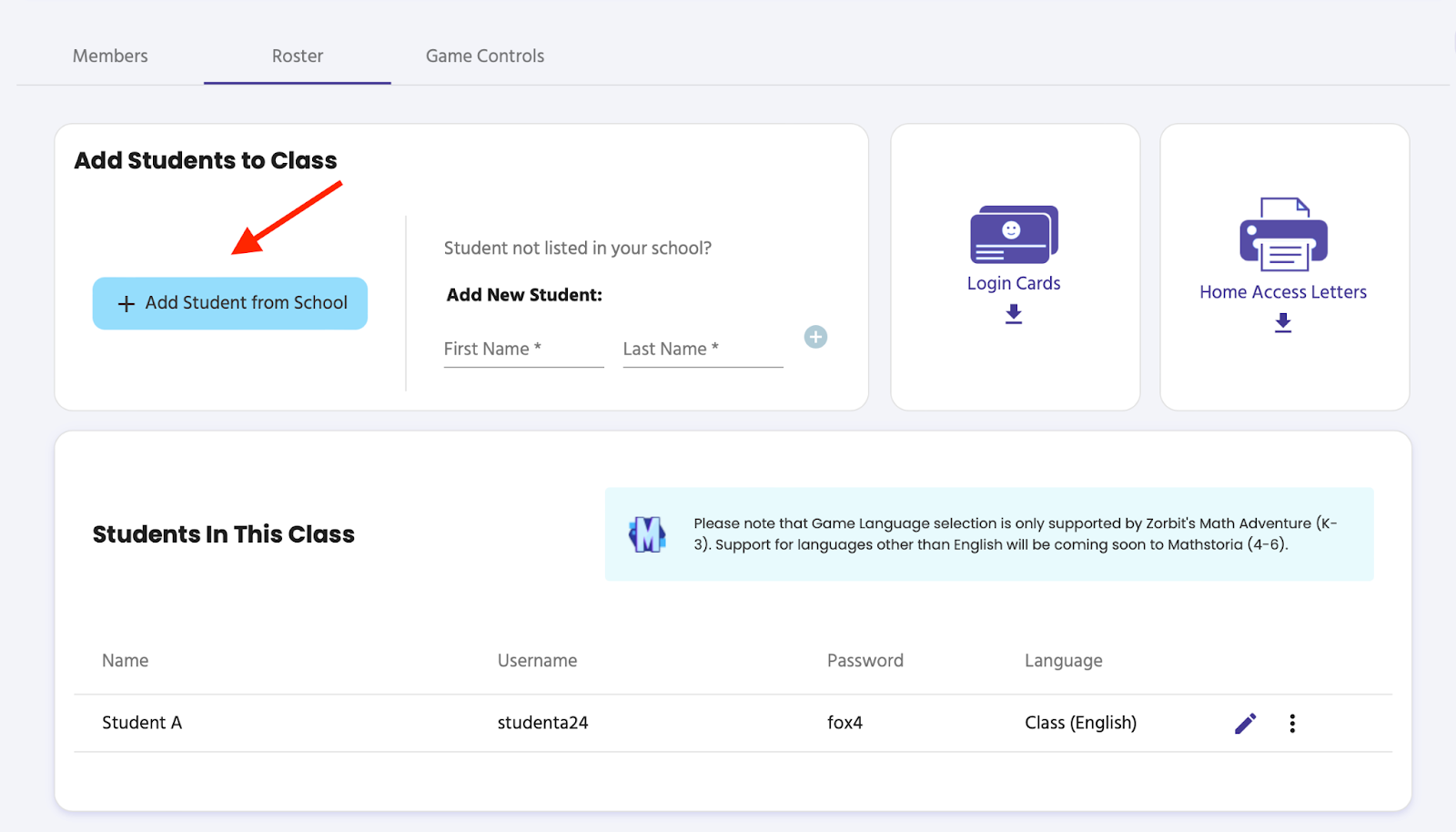 School Admin: Class Creation & Rostering Students